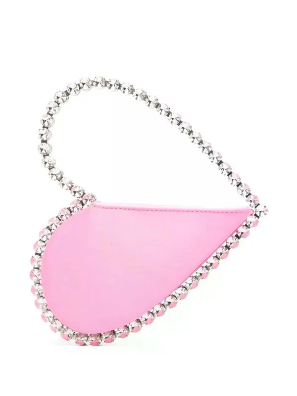 L'ALINGI Love Heart Crystal Clutch Bag - Pink