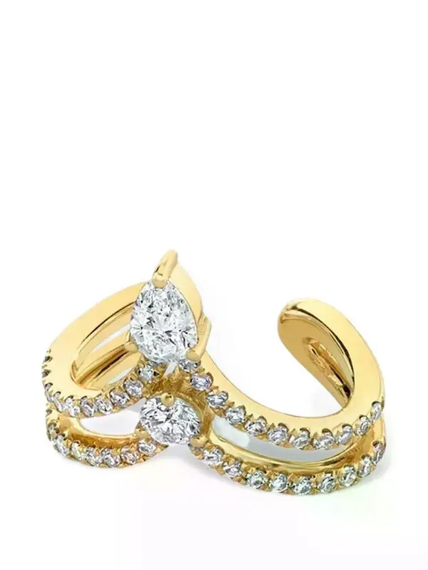 Shay Diamond Ear Cuff - Gold