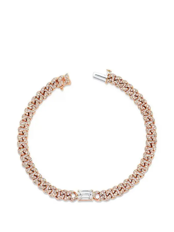 Shay Diamond Cable-link Bracelet - Pink