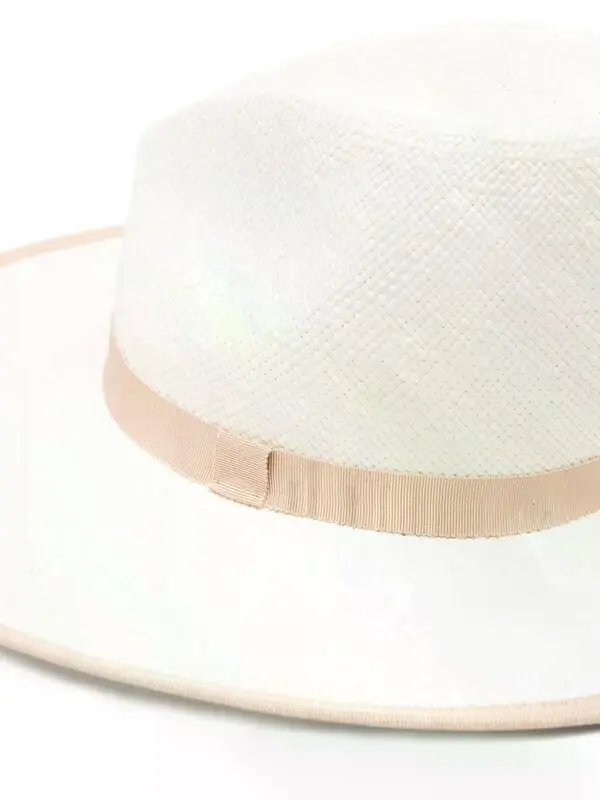 Max Mara Panama Hat - White