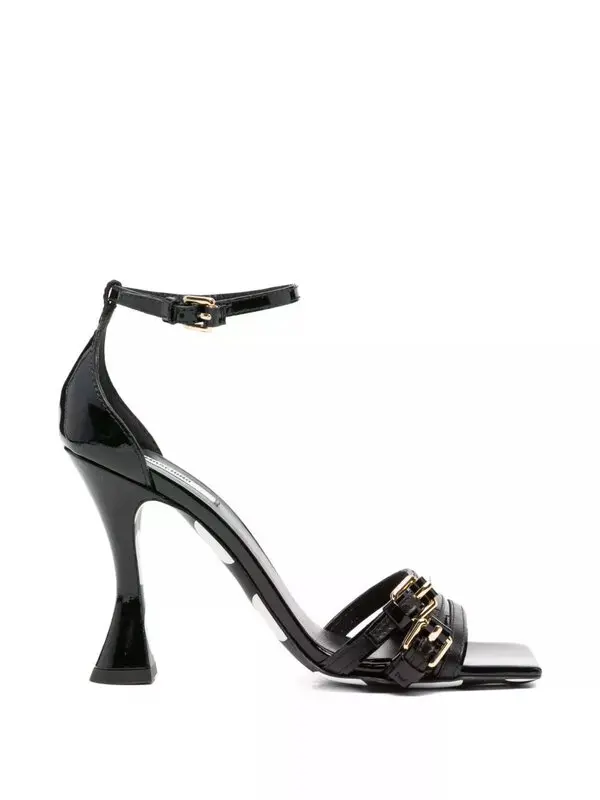 Moschino Buckle-strap Leather Sandals