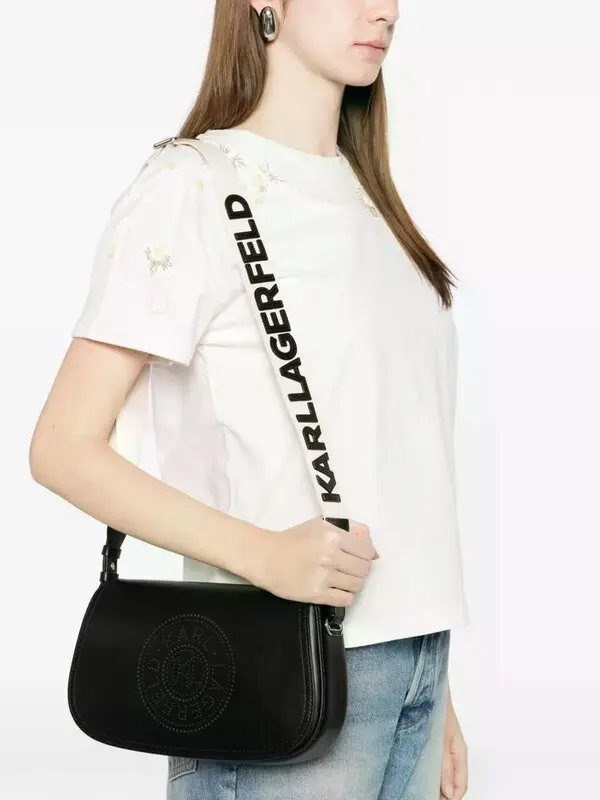 Karl Lagerfeld Laser-cut Detail Shoulder Bag