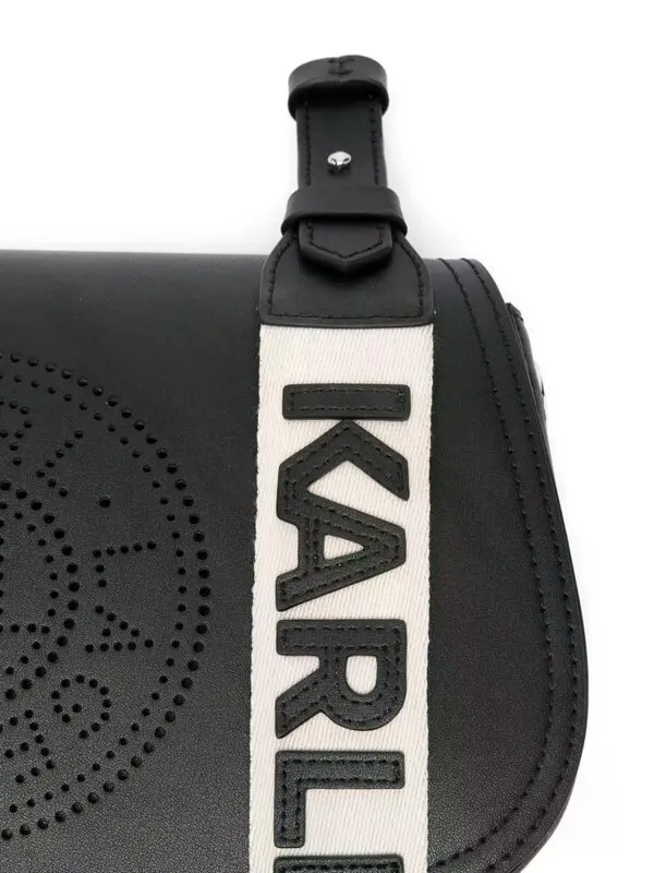 Karl Lagerfeld Laser-cut Detail Shoulder Bag