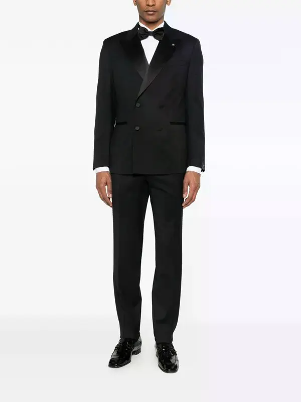 MANUEL RITZ Double-breasted Suit - Black