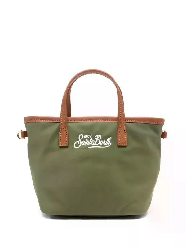 MC2 SAINT BARTH City Trimmed Tote Bag - Green