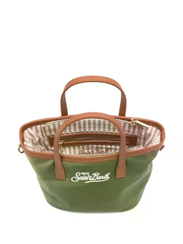MC2 SAINT BARTH City Trimmed Tote Bag - Green