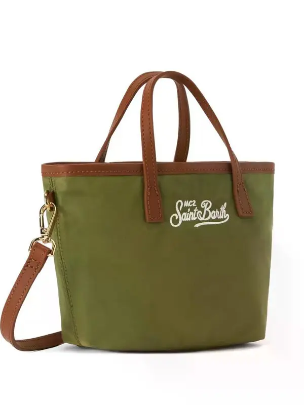 MC2 SAINT BARTH City Trimmed Tote Bag - Green