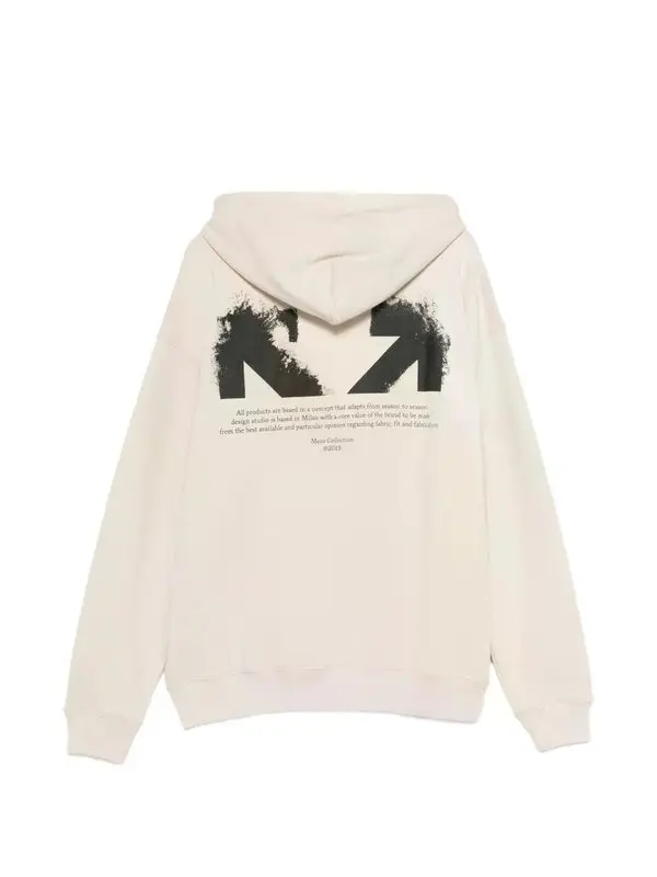 Off-White Hooded Zip Sweatshirt