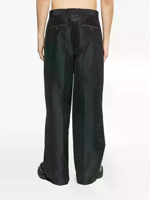 JIL SANDER Pleated Trousers - Black