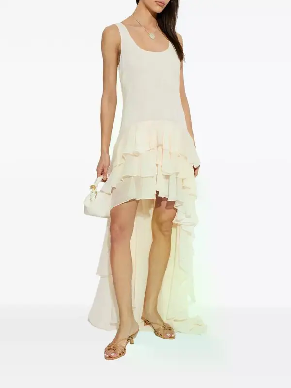 ROTATE BY BIRGER CHRISTENSEN Ruffled High-low Dress