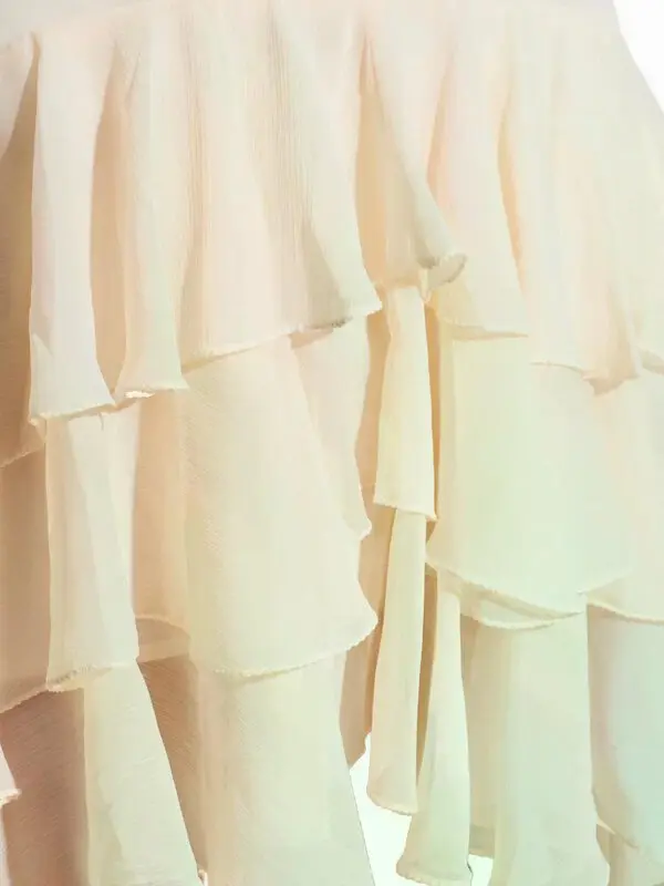ROTATE BY BIRGER CHRISTENSEN Ruffled High-low Dress