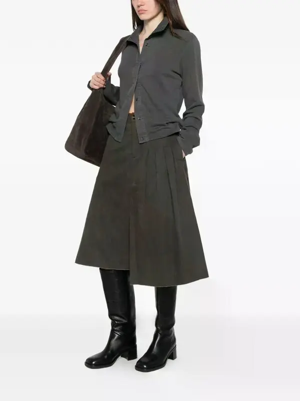 Our Legacy Origami Asymmetric Hem Midi Skirt