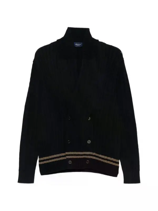 DRUMOHR Cable-knit Double-breasted Cardigan