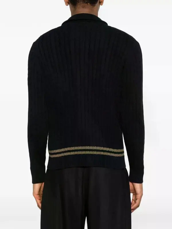 DRUMOHR Cable-knit Double-breasted Cardigan