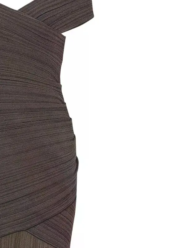 Balmain Off-the-shoulder Maxi Dress
