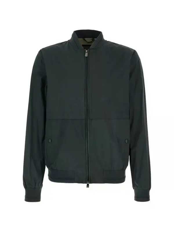 Corneliani Zip-up Bomber Jacket - Green