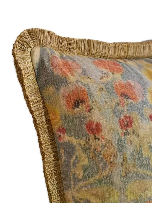 SOHO HOME Halsey Floral Fringed Cushion