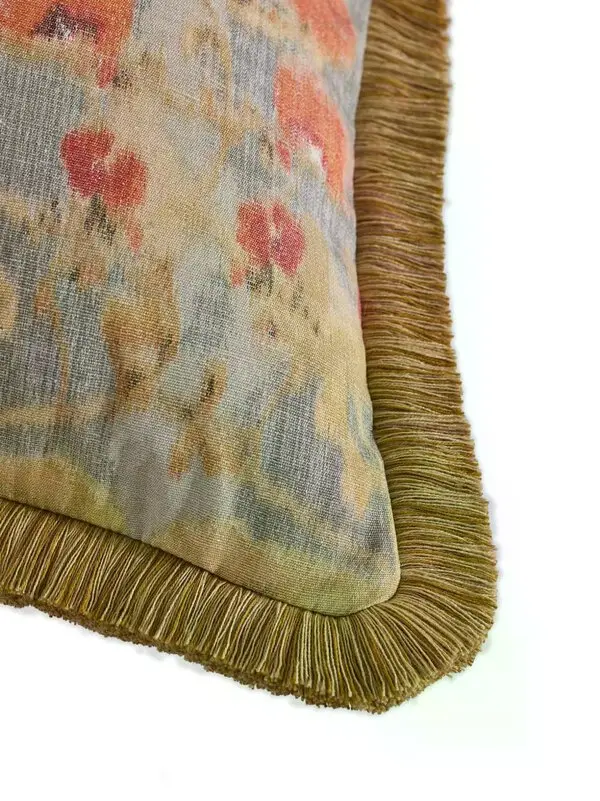 SOHO HOME Halsey Floral Fringed Cushion