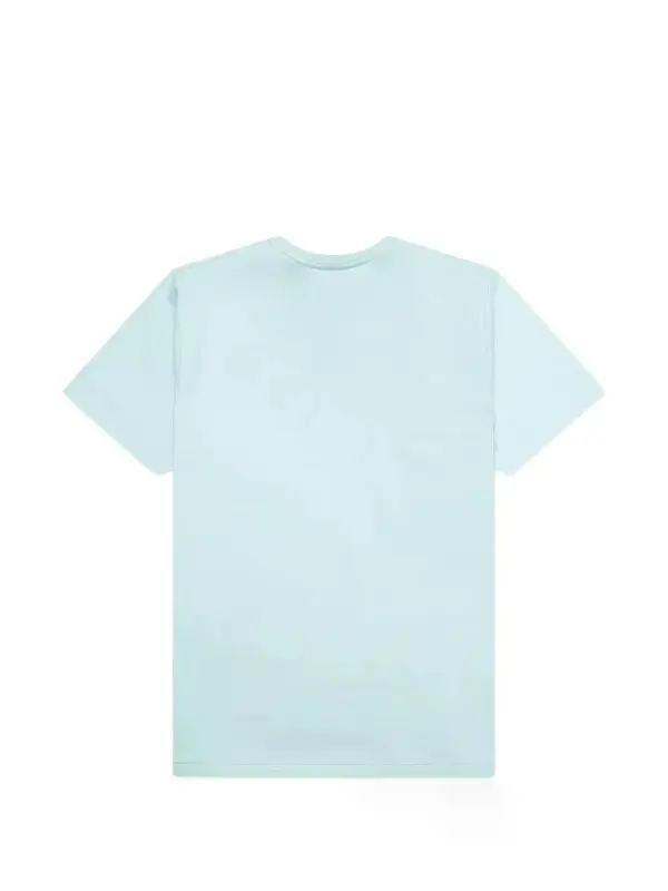 A BATHING APE Shark-print T-shirt - Blue