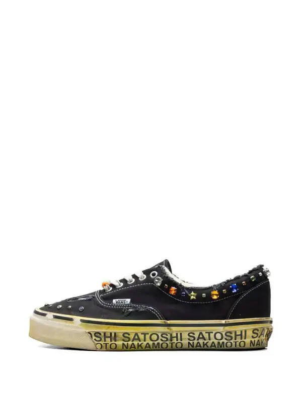 VANS Embellished Distressed Sneakers