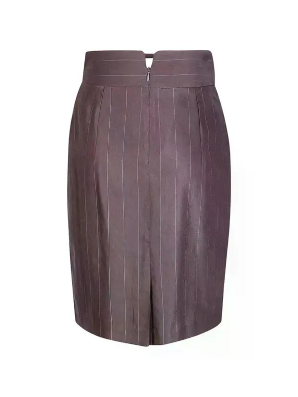Tagliatore Pinstripe Pencil Skirt