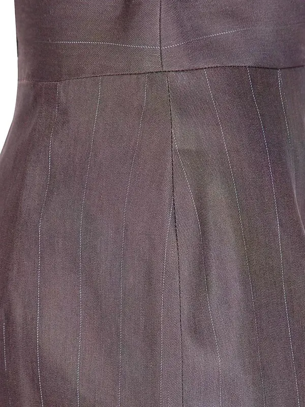 Tagliatore Pinstripe Pencil Skirt
