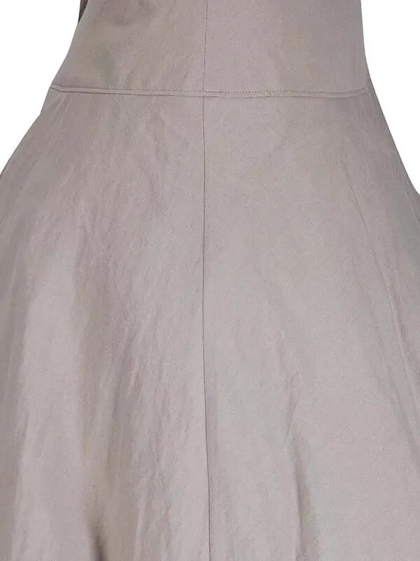 Yohji Yamamoto C/li Poplin Midi Skirt
