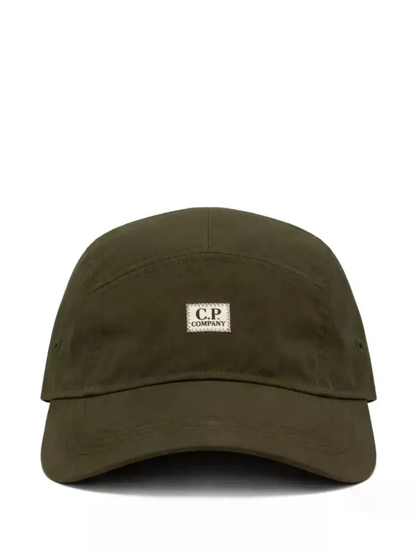 C.P. COMPANY Logo-patch Baseball Cap - Green