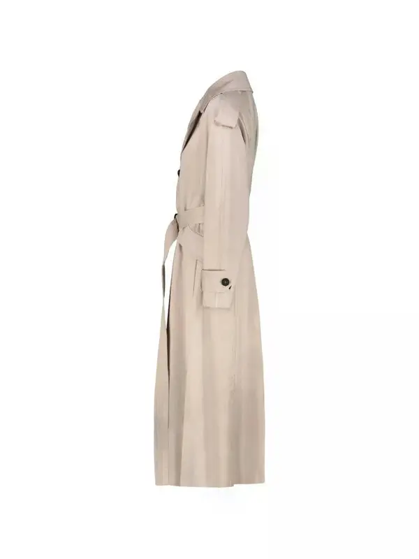 DRHOPE Belted Trench Coat - Neutrals