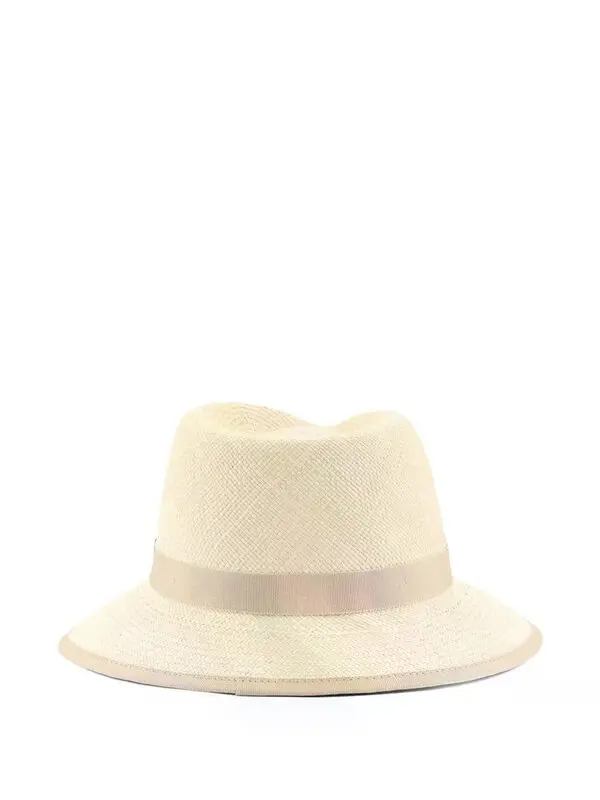 Max Mara Ribbon-trim Hat - Neutrals