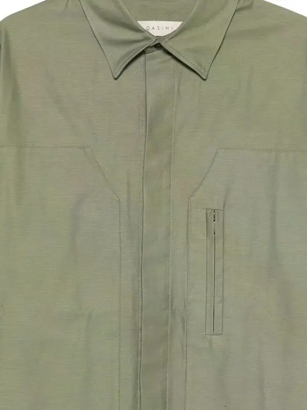 QASIMI Zip Pocket Overshirt