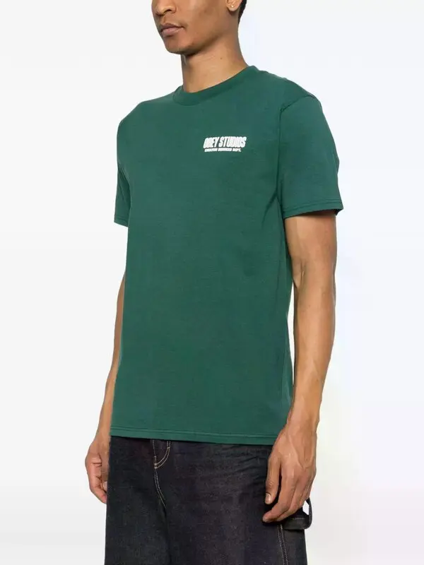 Obey Crew-neck T-shirt - Green