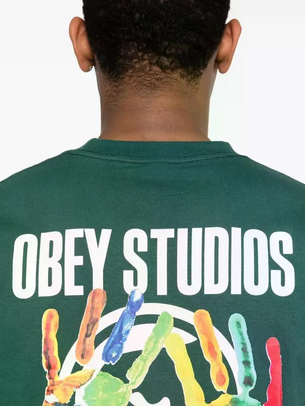 Obey Crew-neck T-shirt - Green
