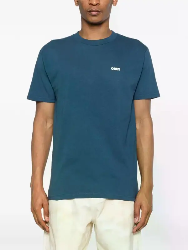Obey Logo T-shirt - Blue