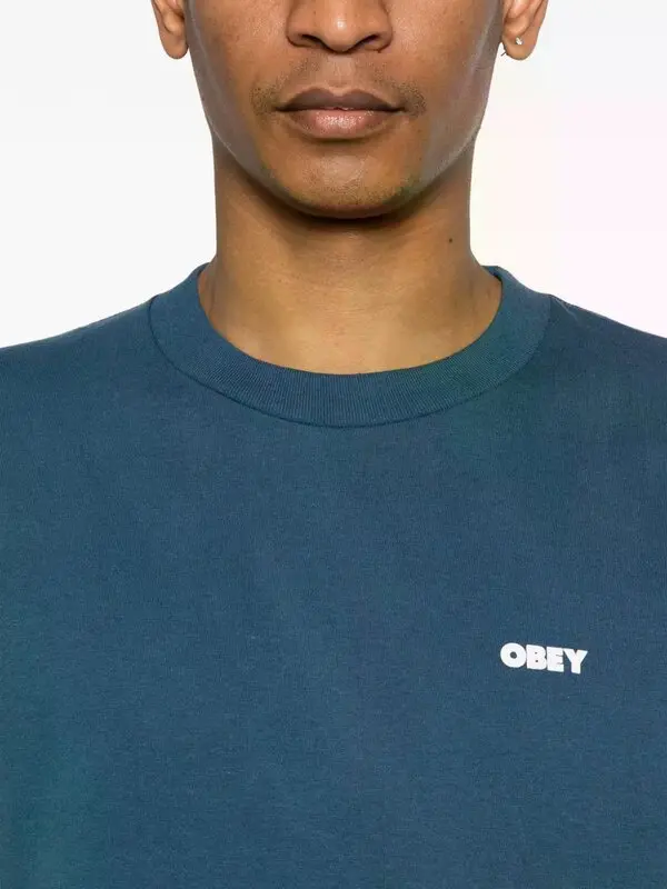 Obey Logo T-shirt - Blue