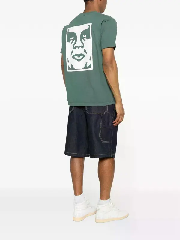 Obey Logo T-shirt - Green