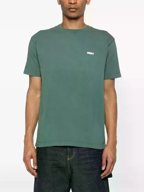 Obey Logo T-shirt - Green