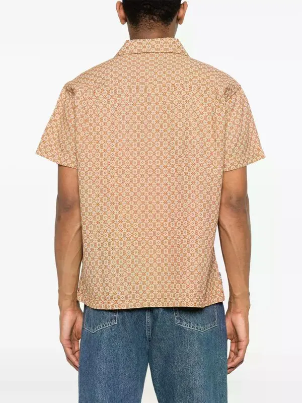 Obey Adrien Patterned Short-sleeve Shirt - Neutrals