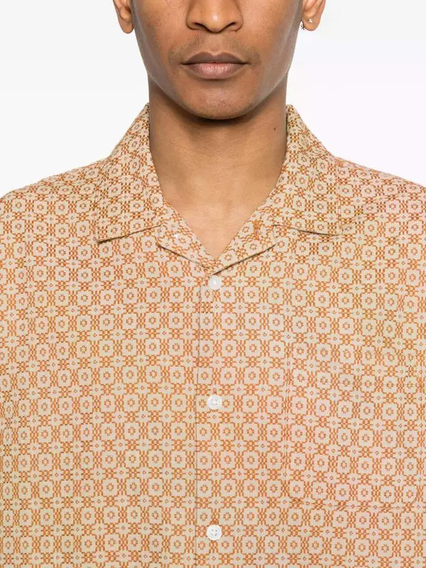 Obey Adrien Patterned Short-sleeve Shirt - Neutrals