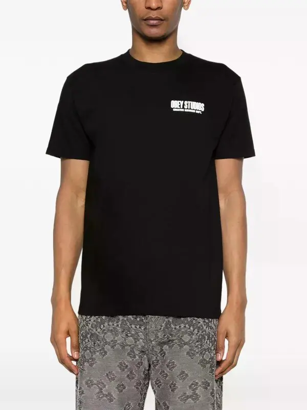 Obey Graphic T-shirt - Black