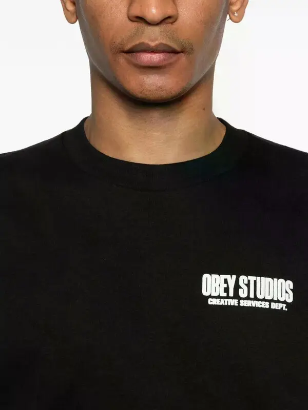 Obey Graphic T-shirt - Black