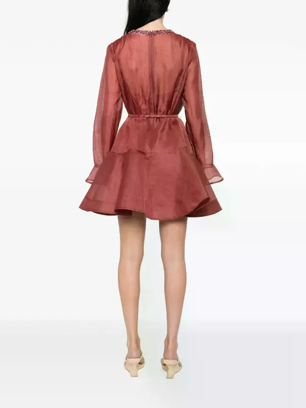 Zimmermann Alchemy Peplum Mini Dress