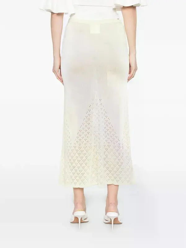 Paris Georgia Amelia Openwork Midi Skirt