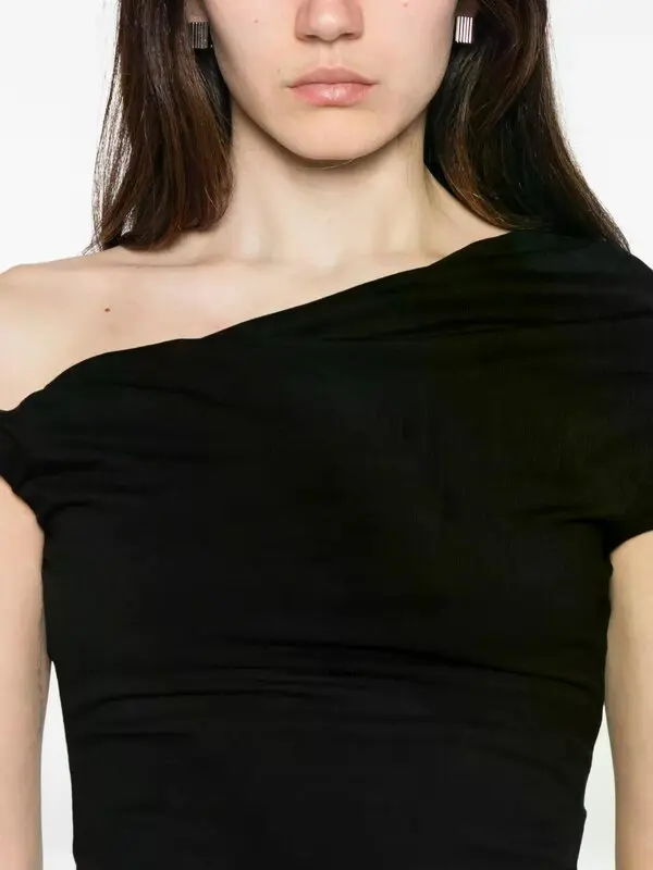 Paris Georgia Ida Draped Top - Black