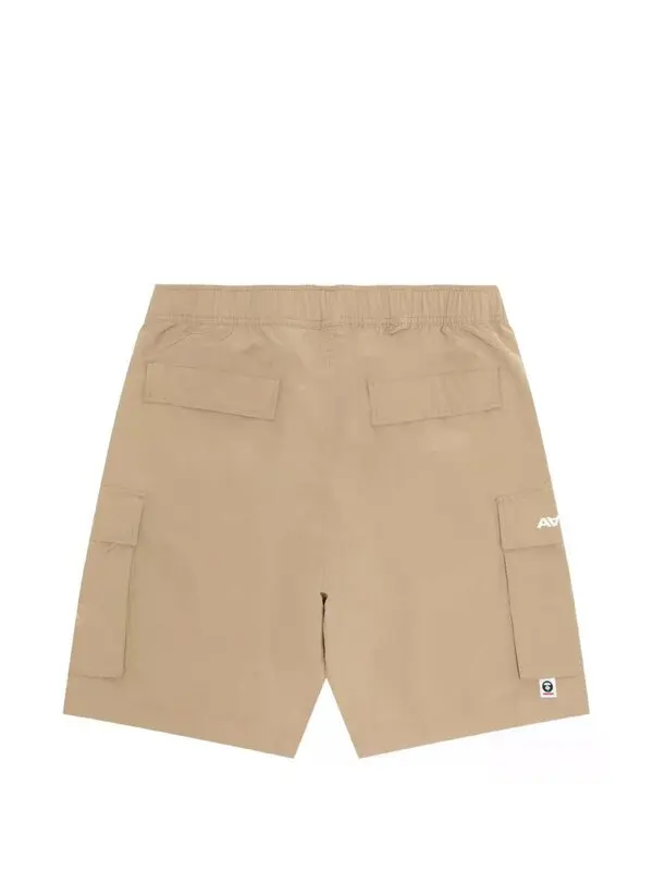 AAPE BY *A BATHING APE Logo Cargo Shorts - Neutrals