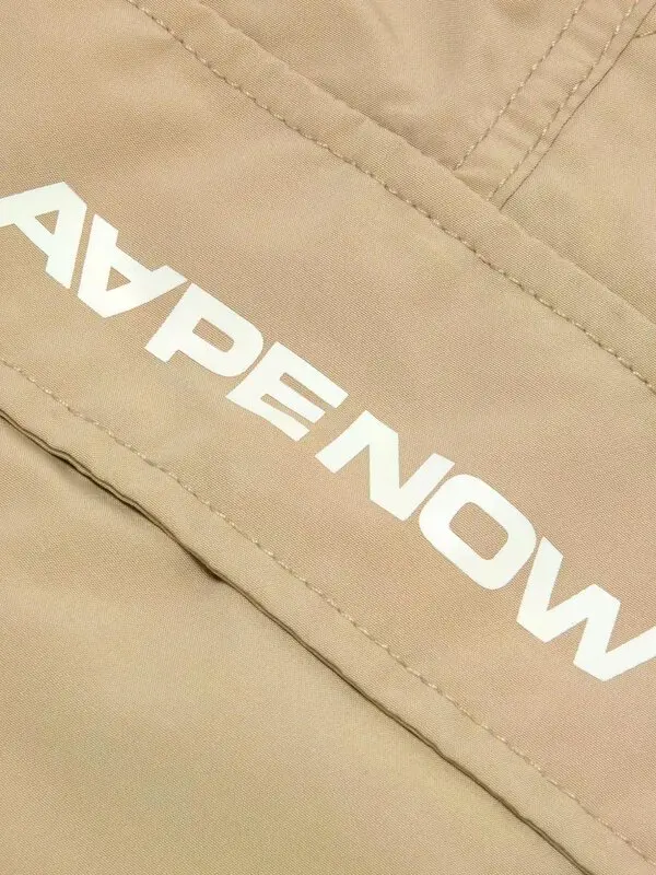 AAPE BY *A BATHING APE Logo Cargo Shorts - Neutrals