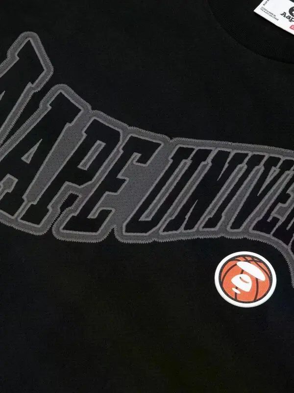 AAPE BY *A BATHING APE Logo-print Crew-neck T-shirt