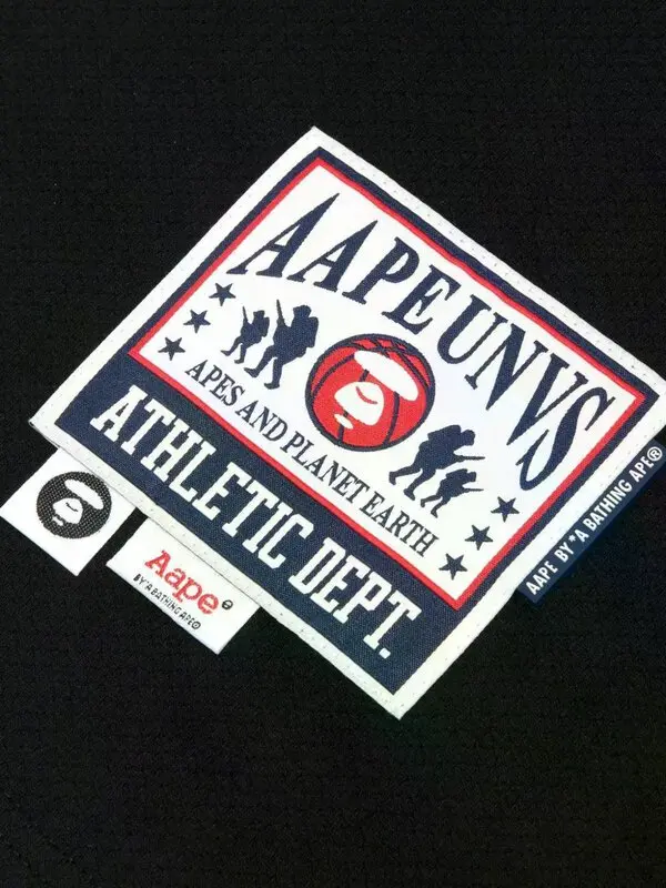 AAPE BY *A BATHING APE Logo-print Crew-neck T-shirt