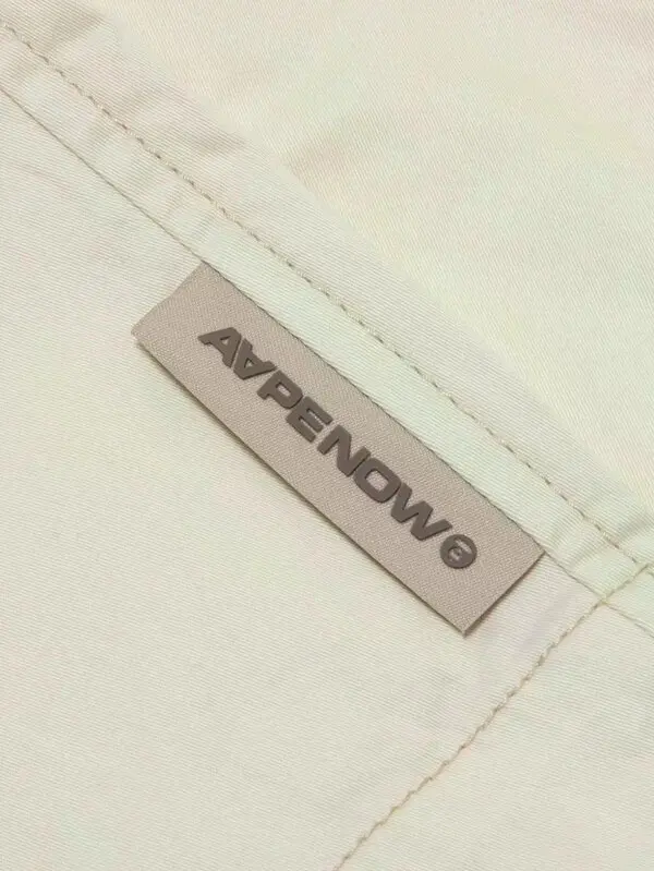 AAPE BY *A BATHING APE Logo Embroidered Shorts - Grey