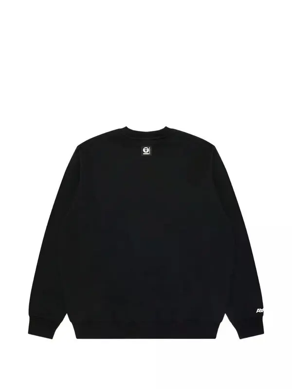 AAPE BY *A BATHING APE Moonface Logo Sweatshirt - Black
